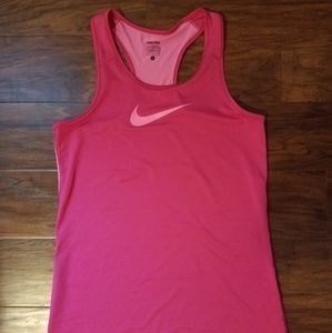 Nike | Tops | Nike Pro Pink Racerback Tank Top | Poshmark